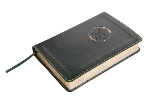 Military Compact Bible, Green LeatherTouch for Soldiers CSB – Celebrate ...